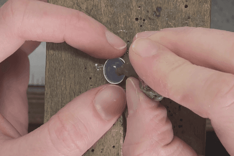 How to Make and Set a Cabochon Bezel - How-To Video - Ganoksin Jewelry ...