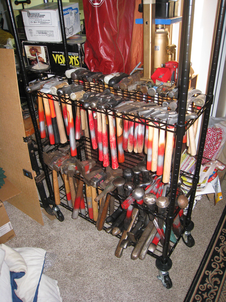 Building floor standing hammer rack - Jewelry Discussion - Ganoksin ...
