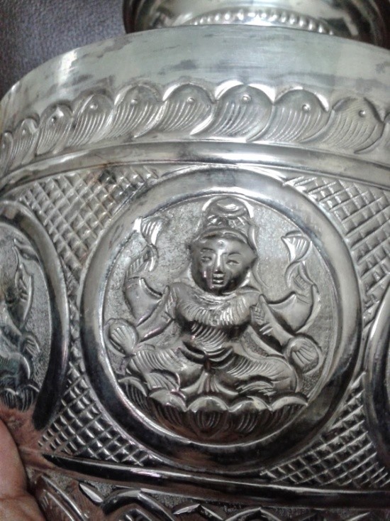 Silver Sembu, Indian repousse work - Jewelry Discussion - Ganoksin ...