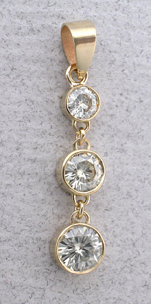 How to Make a Three Stone Dangle Pendant - Ganoksin Jewelry Making ...