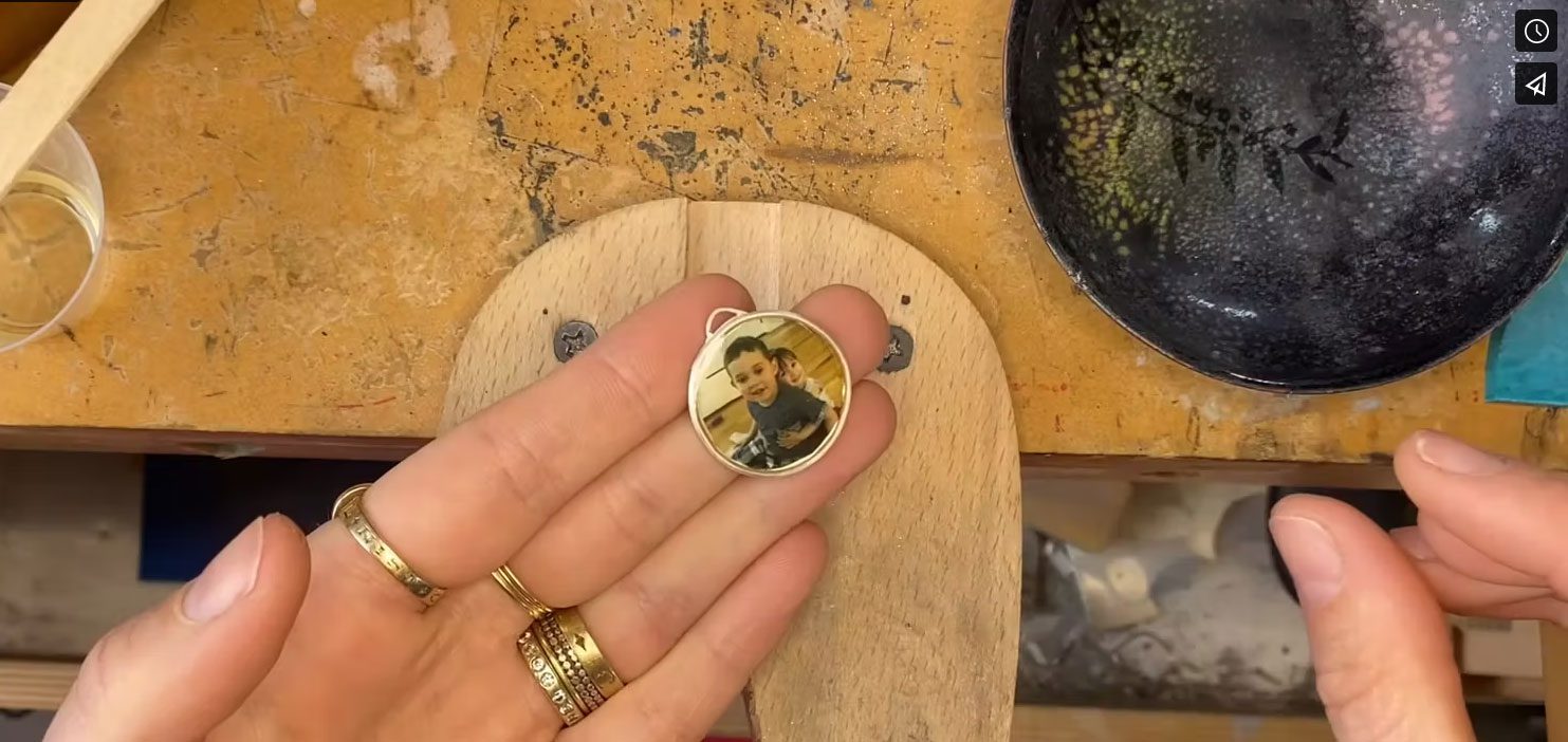 How to Make a Picture Frame Pendant - How-To Video - Ganoksin Jewelry ...