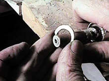 How to Make a Forged Platinum Pearl Ring - Ganoksin Jewelry Making ...