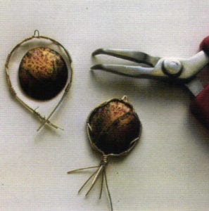 Wire Wrapping Enamel Pieces - Ganoksin Jewelry Making Community
