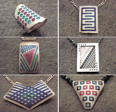 Champleve Jewelry - At The Turn Of A Wheel - Ganoksin Jewelry Making ...