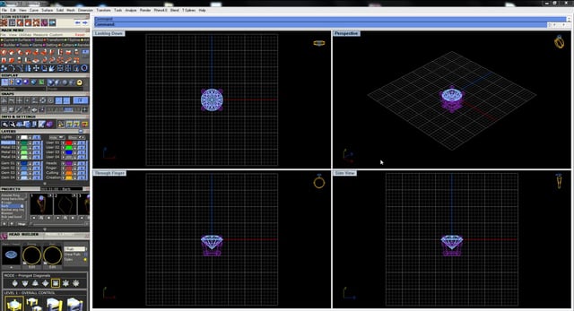 Bending Prongs in CAD-Method 1 - How-To Video - Ganoksin Jewelry Making ...