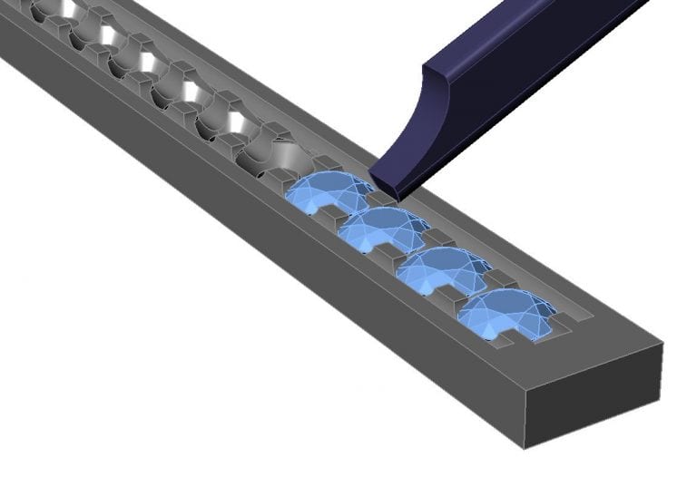 Step by Step Guide to Single Row Pave Settings - Ganoksin Jewelry ...