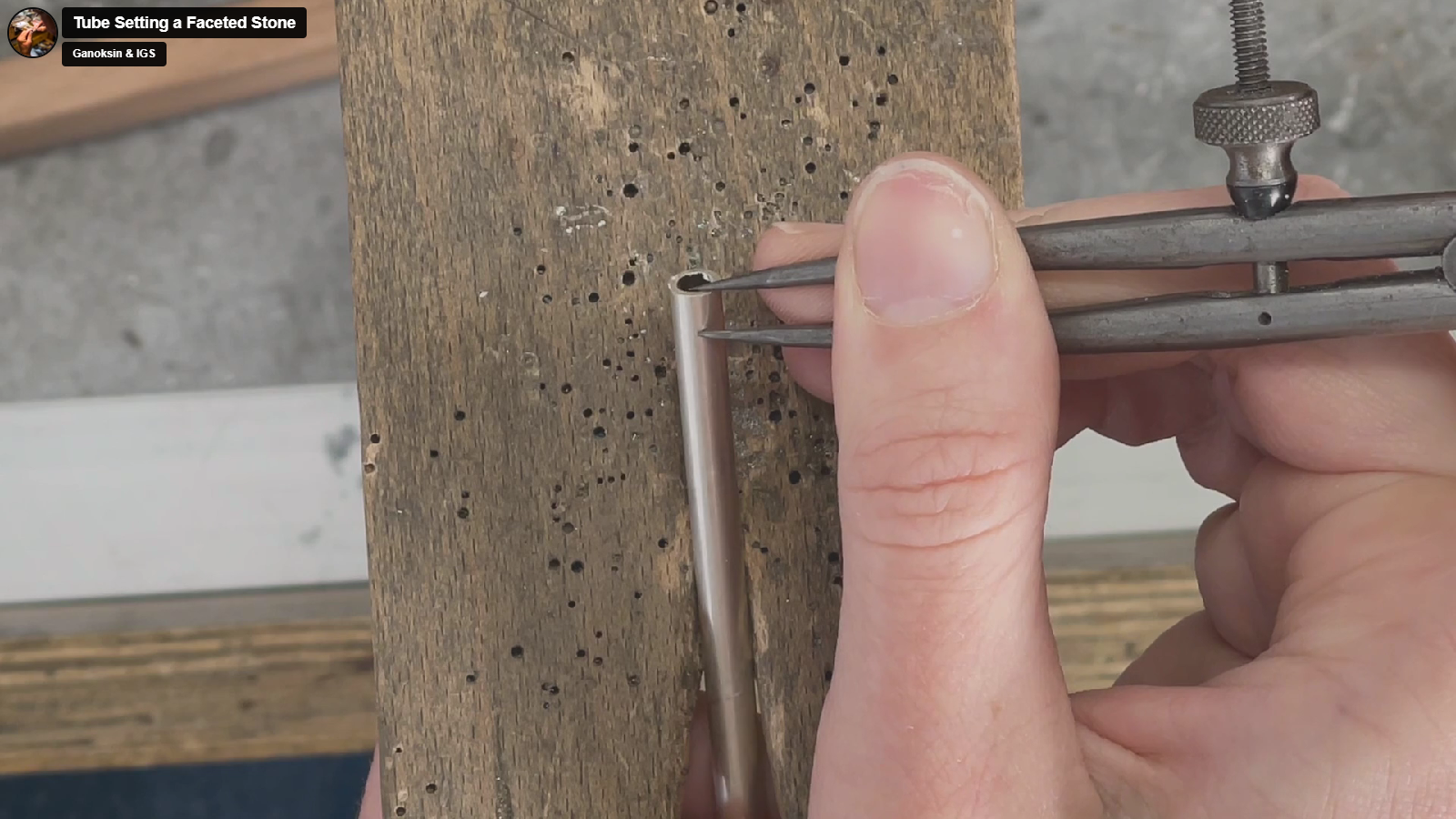 Tube Setting a Faceted Stone - How-To Video - Ganoksin Jewelry Making ...