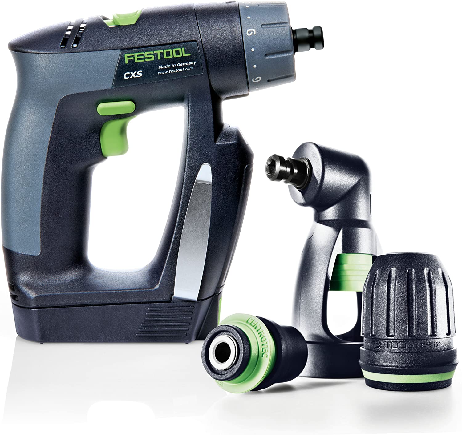 Festool 564274 CXS Compact Drill Driver Set With Right Angle Chuck ...